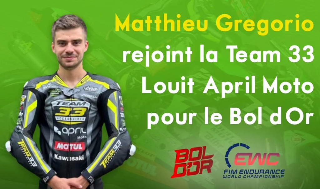Gregorio secures EWC return with Team 33 Louit April Moto | FIM ...