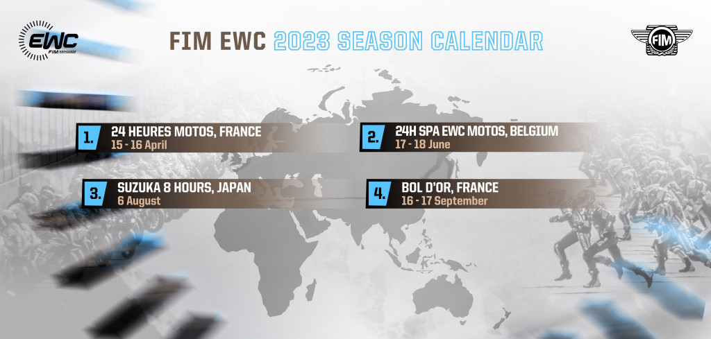 EWC 2023 calendar refresher | FIM Endurance World Championship